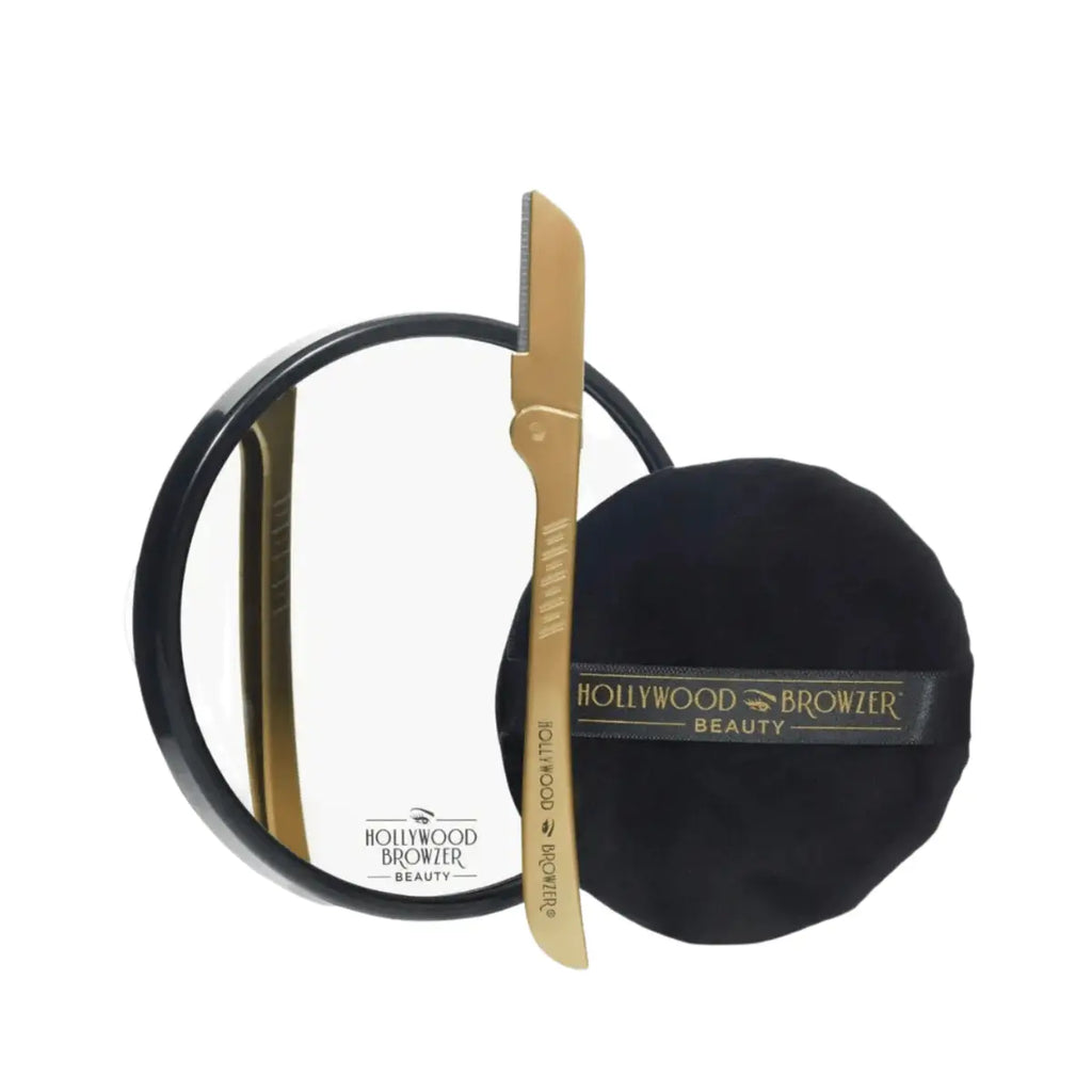 Dermaplaning Starter Kit for Smoother, Glowing Skin | Hollywood Browzer